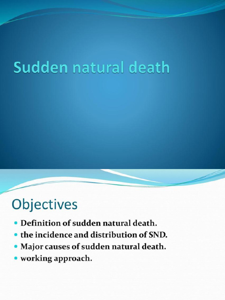 Sudden Natural Death. - 20241210 - 113012 | PDF