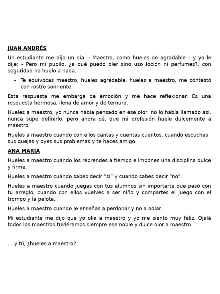 Lectura, Día Del Maestro. | PDF