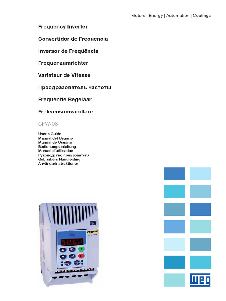 WEG CFW 08 Inverter Manual | PDF | Power Supply | Power Inverter