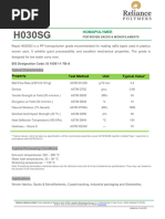 C080MA Impact Copolymer Data Sheet | PDF | Yield (Engineering ...