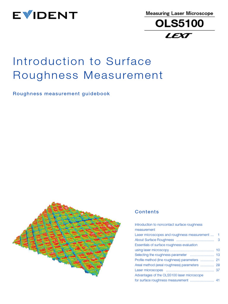N8600858-022023 LEXT Surface Roughness Guide en Web | PDF | Surface ...