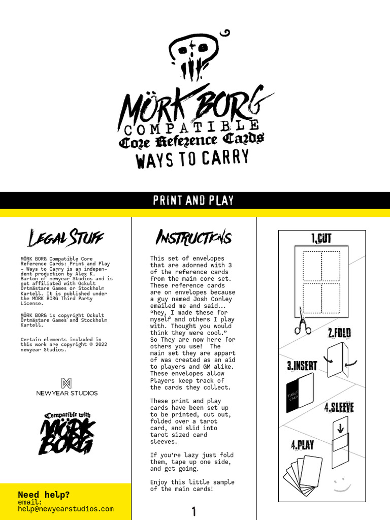 MB - Reference Cards - Ways To Carry | PDF