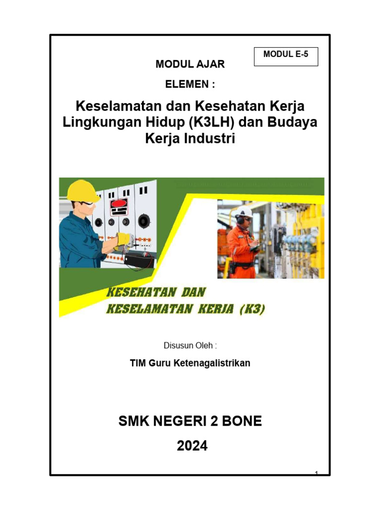 Modul e5-e8 Dasar Teknik Ketenagalistrikan Smkn 2 Bone | PDF