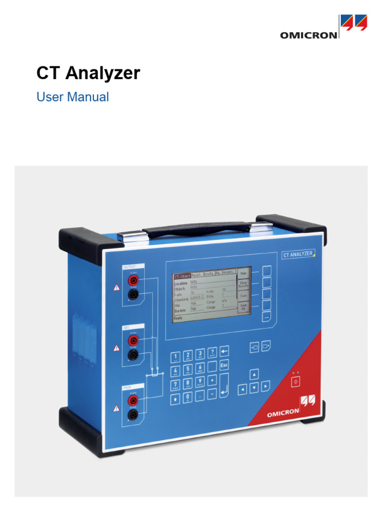 CT Analyzer User Manual | PDF | Safety | Usb