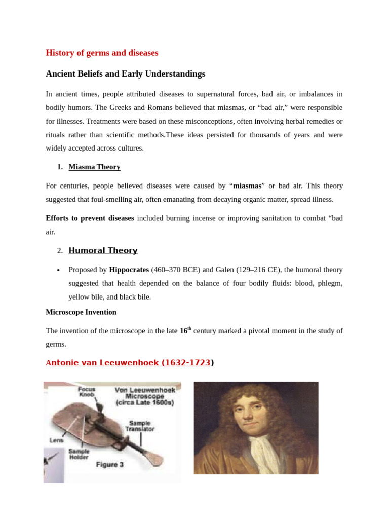 Evolution of Germ Theory and Vaccines | PDF | Microorganism | Vaccines