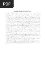 Question Paper Template | PDF