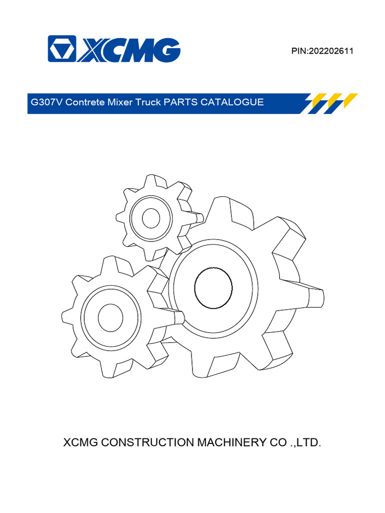 XCMG Concrete Mixer Truck Parts Guide | PDF | Pump | Screw