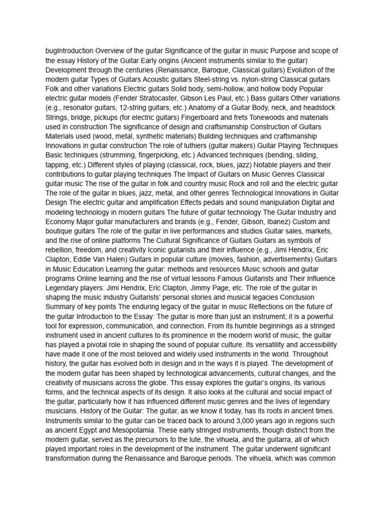 a1 | PDF | Guitars | String Instruments