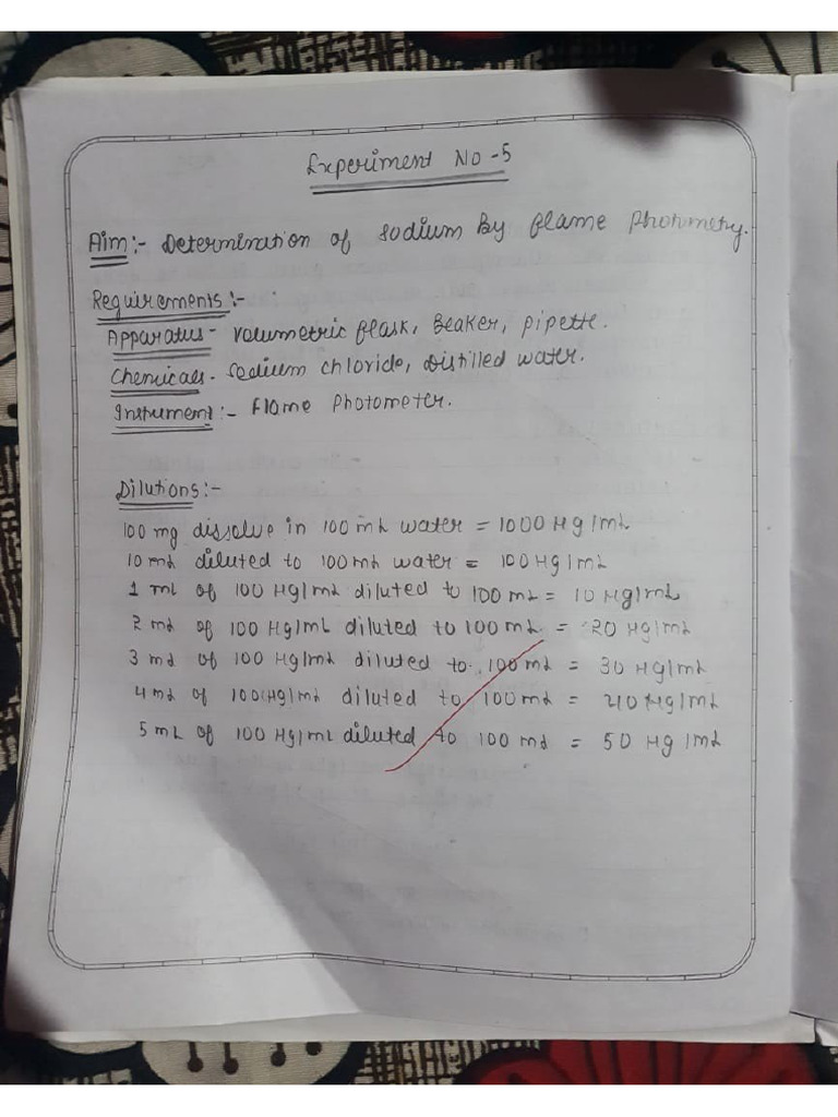 Analysis Calculation Practical | PDF