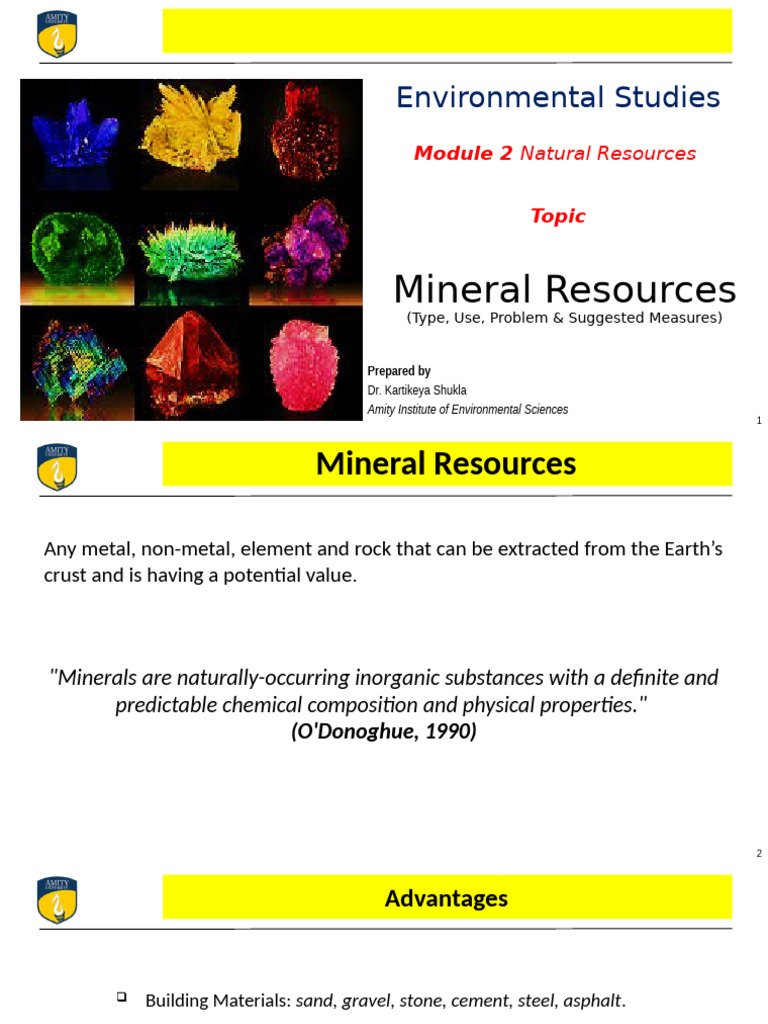 Lecture 5 | PDF | Mining | Minerals