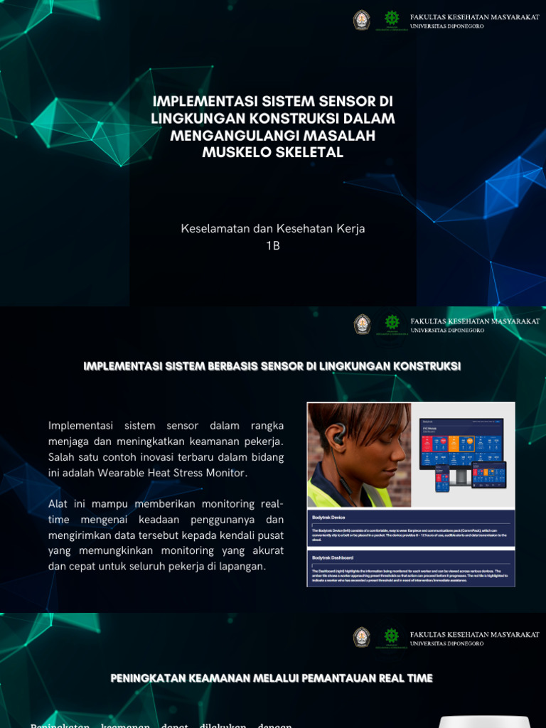 Implementasi Sistem Sensor Di Lingkungan Konstruksi Dalam Mengangulangi Masalah Muskelo Skeletal ...