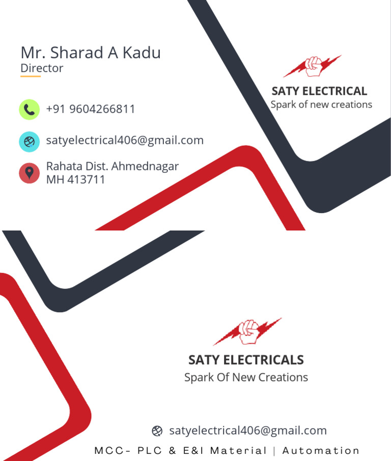 Saty Electrical: MCC, PLC & Automation Solutions | PDF