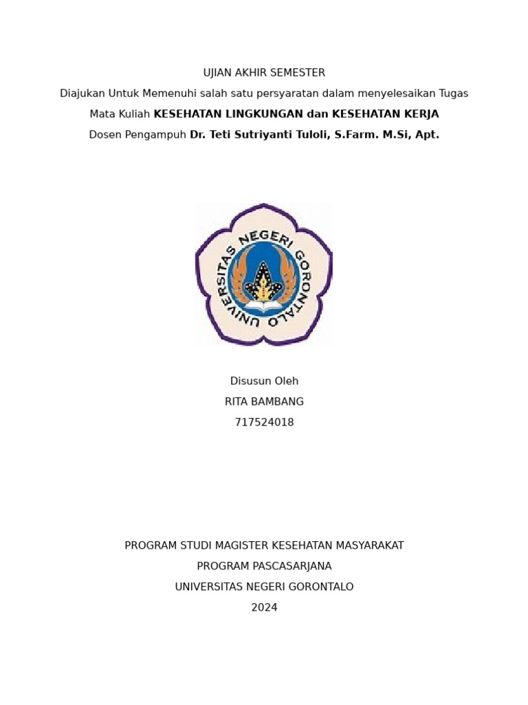 RITA BAMBANG Summery KESLING DAN KESKER | PDF