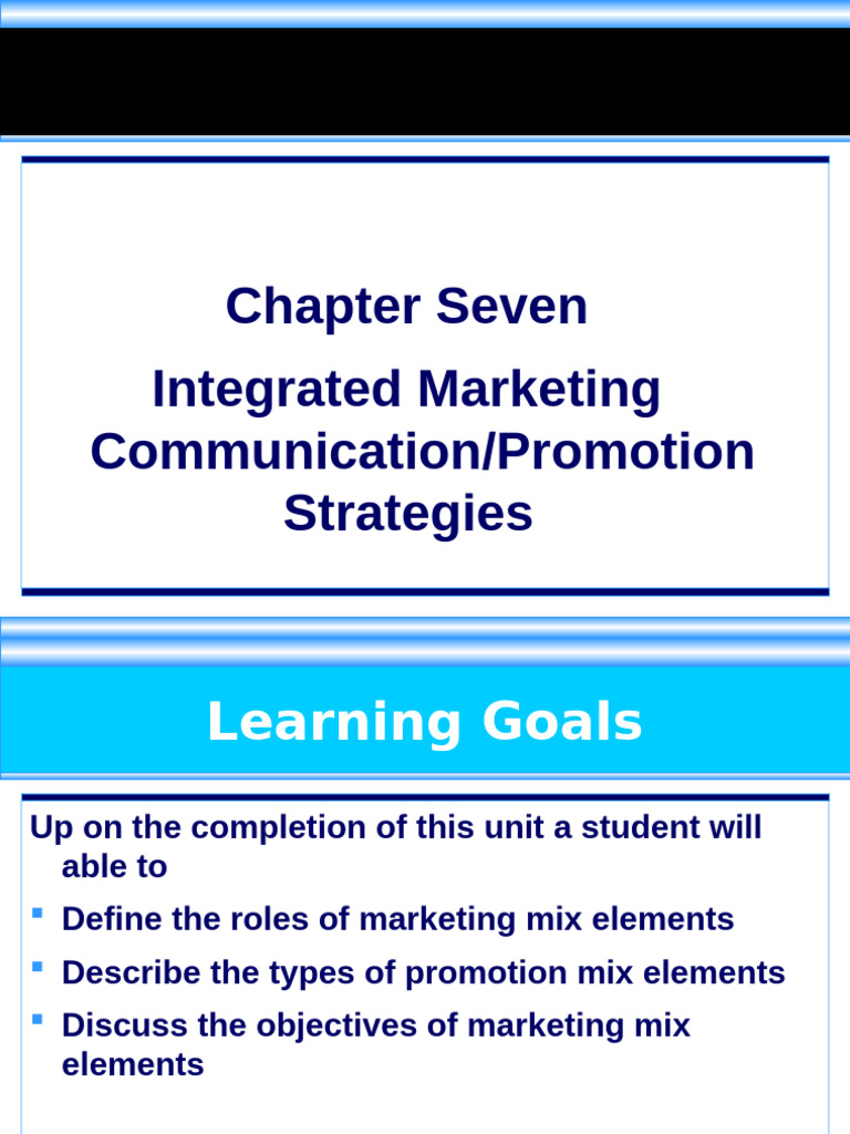 CHAPTER 7 -Marketing Mgt PPT | PDF | Sales | Marketing