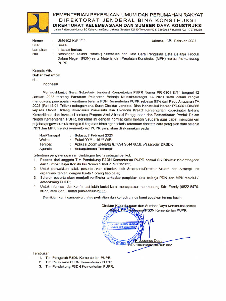 UND - Bimtek Ketentuan Dan Tata Cara Perhitungan TKDN | PDF