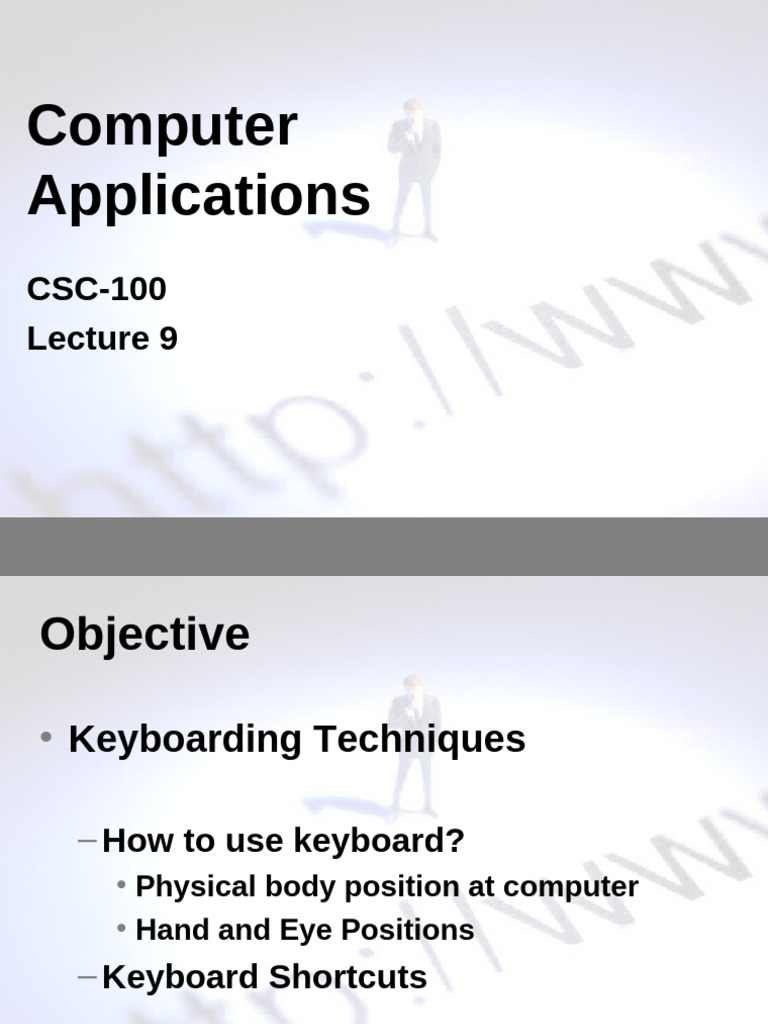 Lecture 9 Shortcut Keys | PDF | Computer Keyboard | Hand