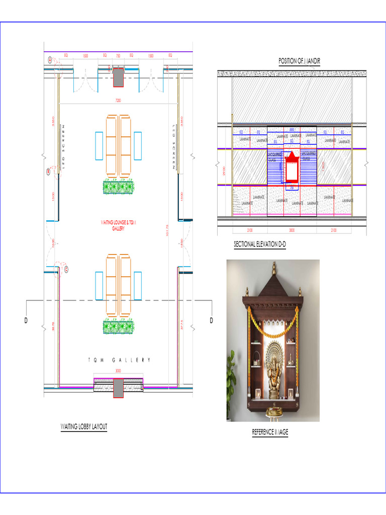 Proposed Mandir Waiting Lounge Ltss | PDF