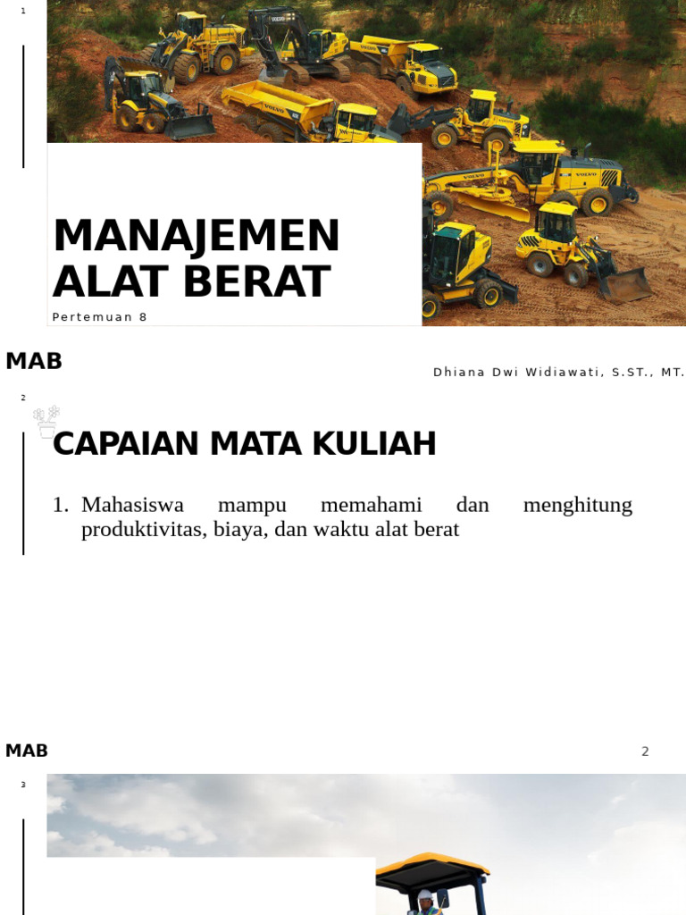 Fungsi dan Jenis Compactor Alat Berat | PDF