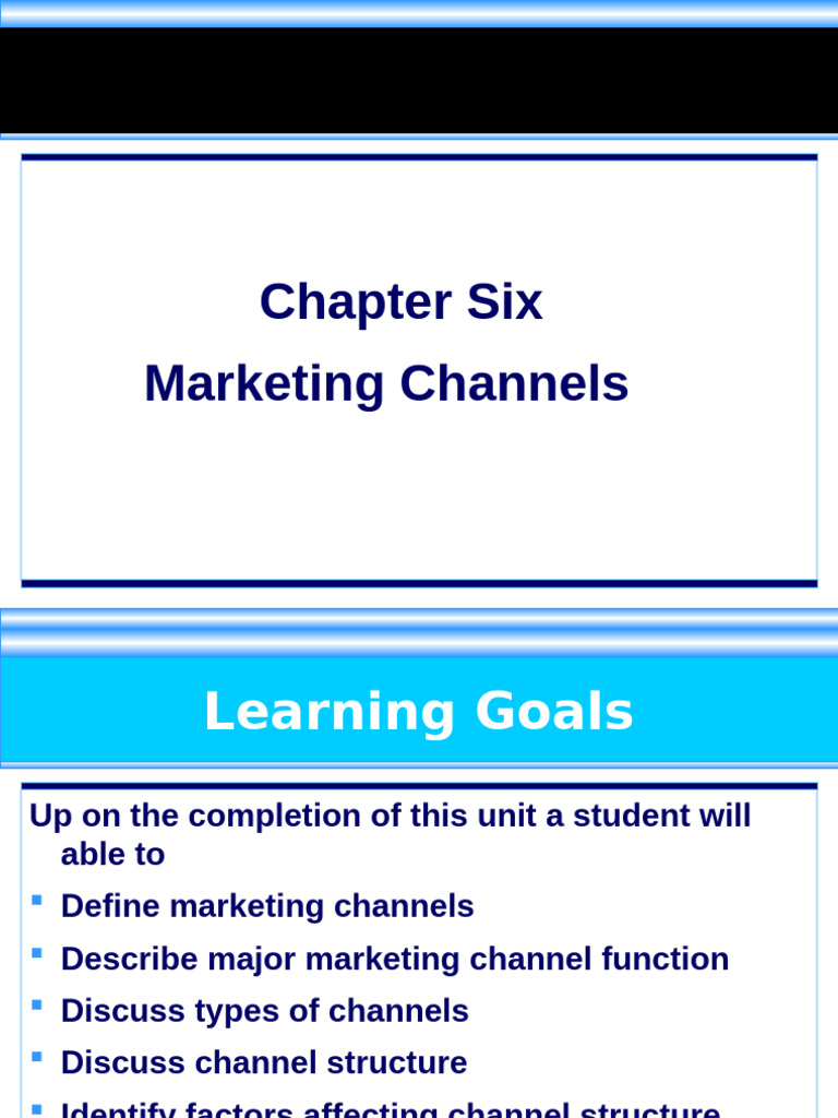 CHAPTER 6 - Marketing MGT | PDF | Retail | Marketing