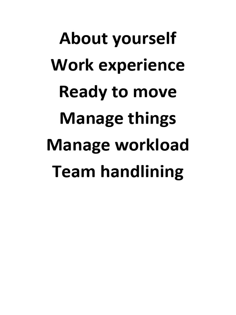 Effective Work Management Skills | PDF