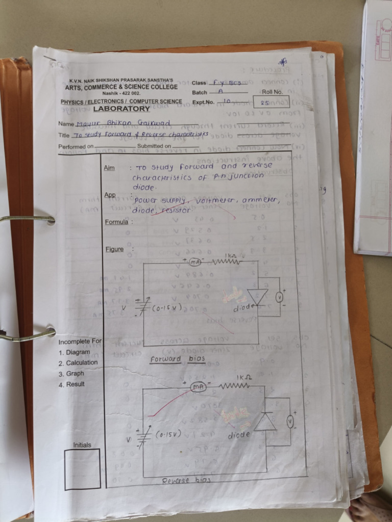 Practical 2nd | PDF | P–N Junction | Diode