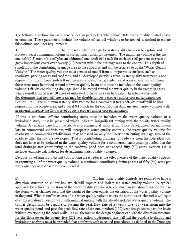 Environmental Criteria Manual | PDF | Drainage Basin | Weed