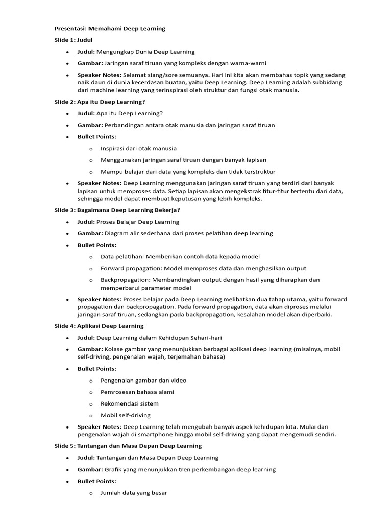 Deep Learning Model Baru | PDF
