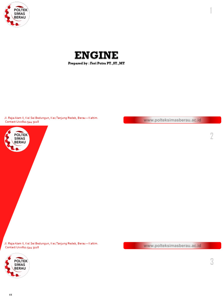 Engine Pert-1 (Teori Dasar Engine) | PDF