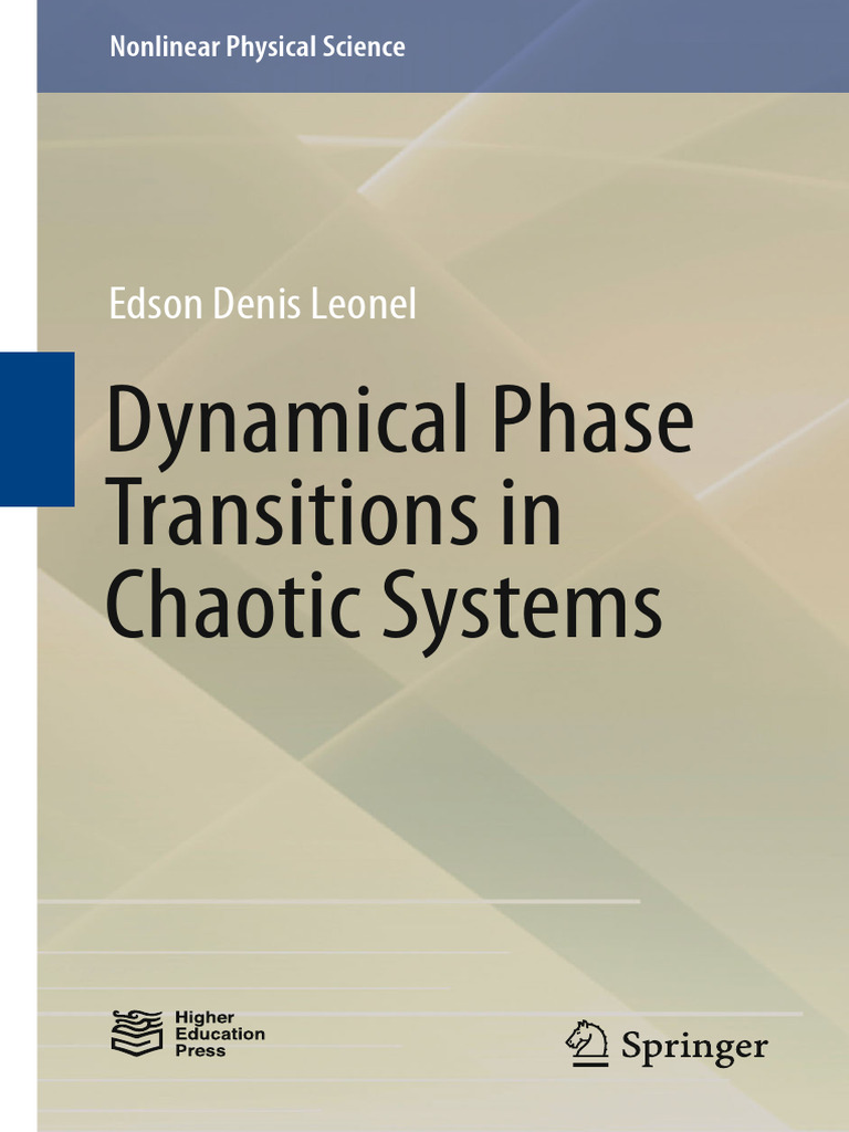 Edson Denis Leonel - Dynamical Phase Transitions in Chaotic Systems (Nonlinear Physical Science ...