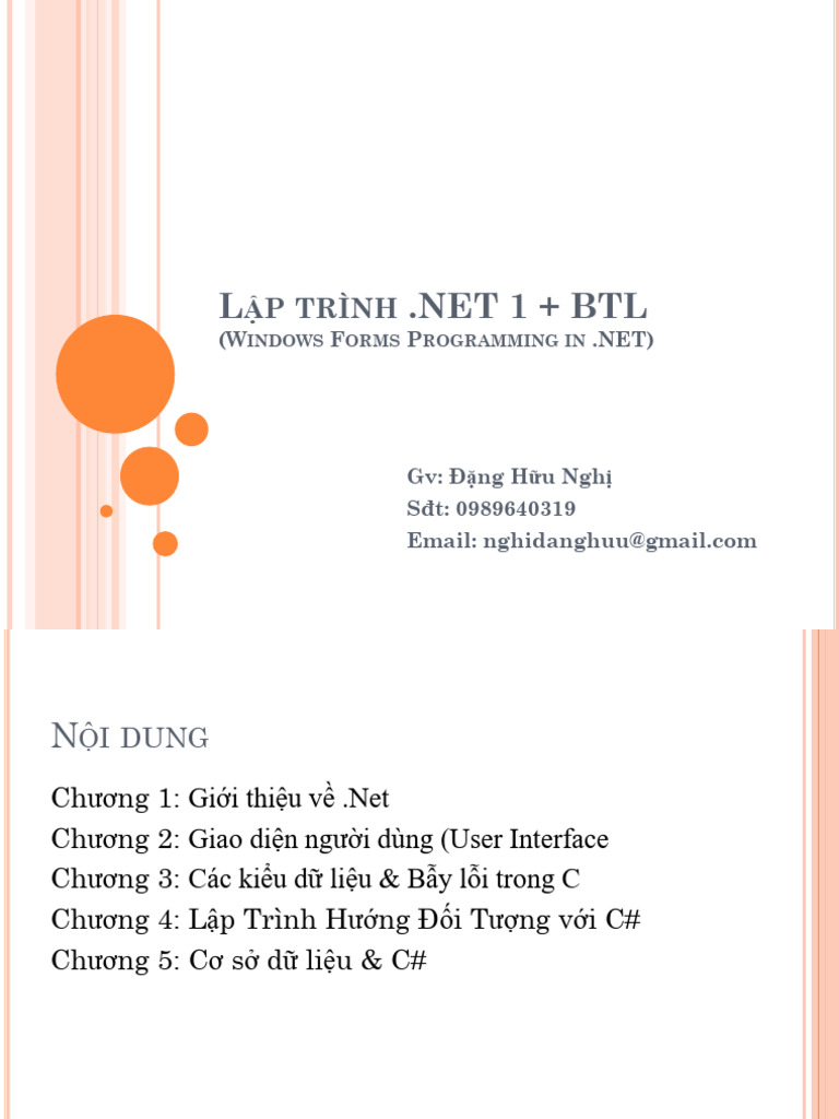Dot Net | PDF