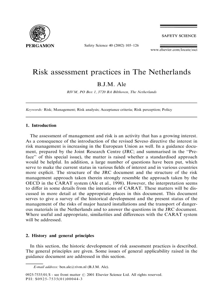 Risk_assessment_practices_ | PDF | Risk | Risk Management