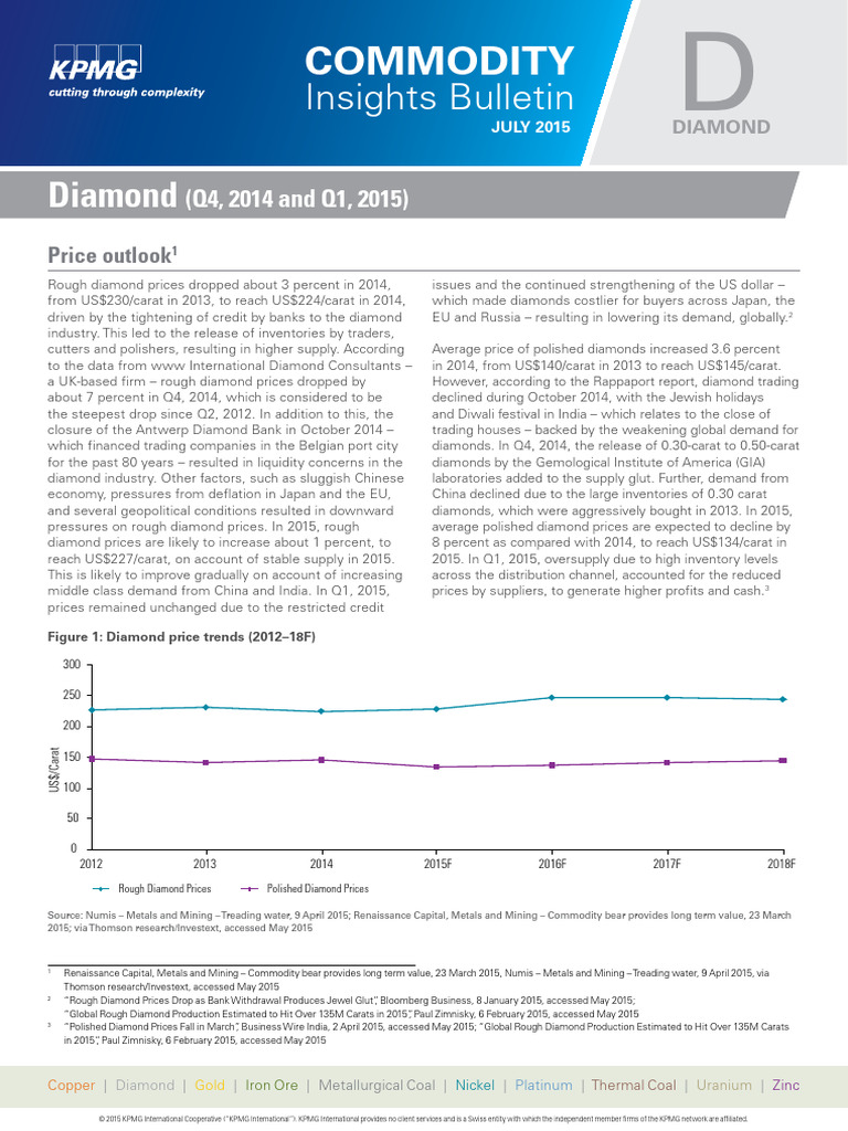 Diamond q4 2014 q1 2015 | PDF | Diamond | Currency Appreciation And ...