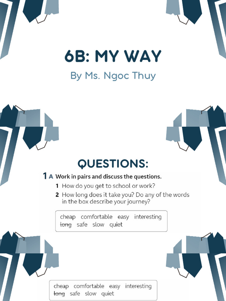 6B My Way | PDF