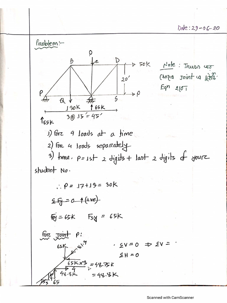 CE 313- Structure-2@Tofazzal Vai | PDF