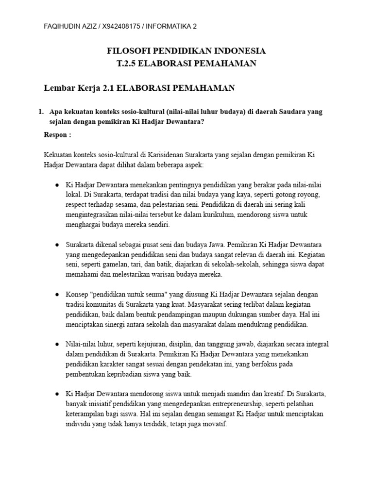 t.2.5 Elaborasi Pemahaman - Fpi - Faqih | PDF
