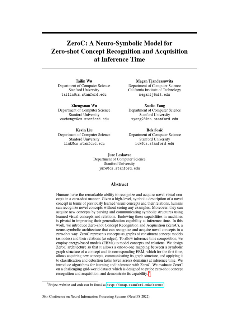 NeurIPS 2022 Zeroc A Neuro Symbolic Model For Zero Shot Concept Recognition and Acquisition at ...