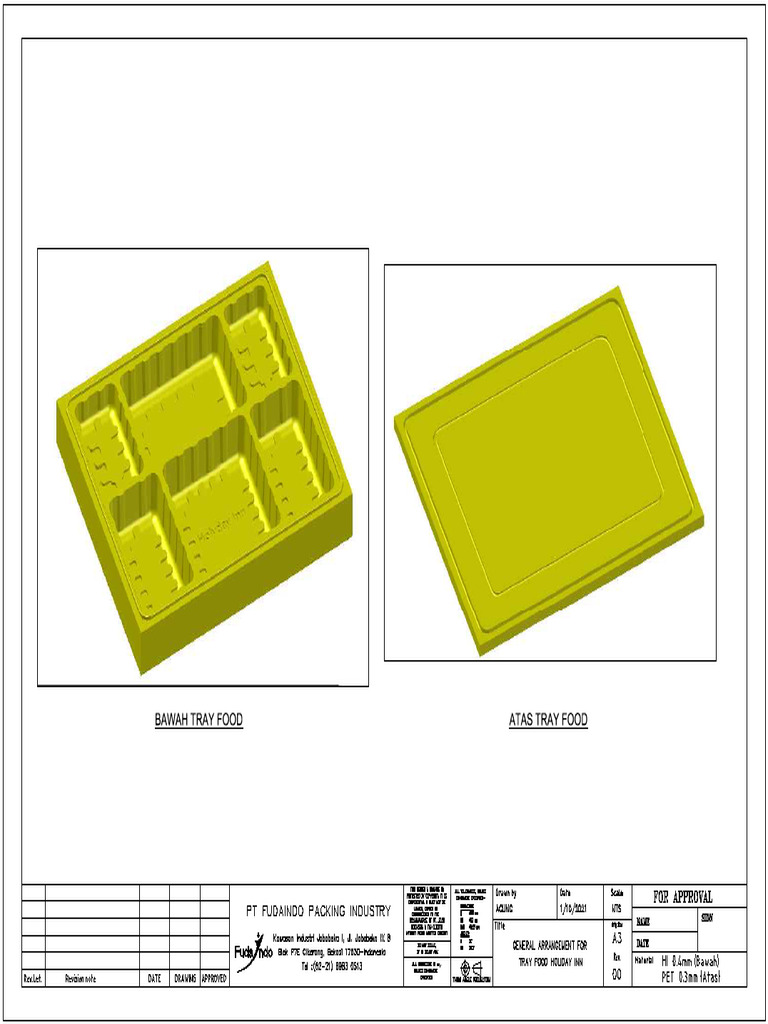 Tray Food 3D | PDF
