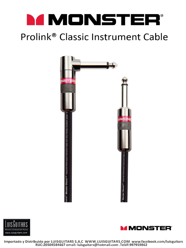 cable classic MONSTER | PDF