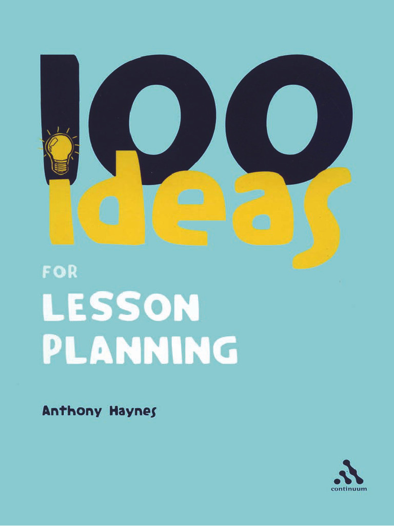 100 Lesson Planning Ideas for Teachers | PDF | Behaviorism | Learning