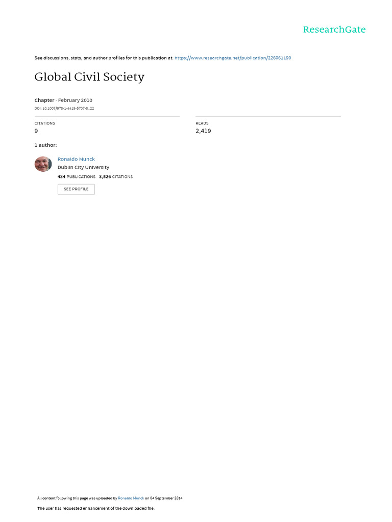civilsociety_1 | PDF | Civil Society | Non Governmental Organization