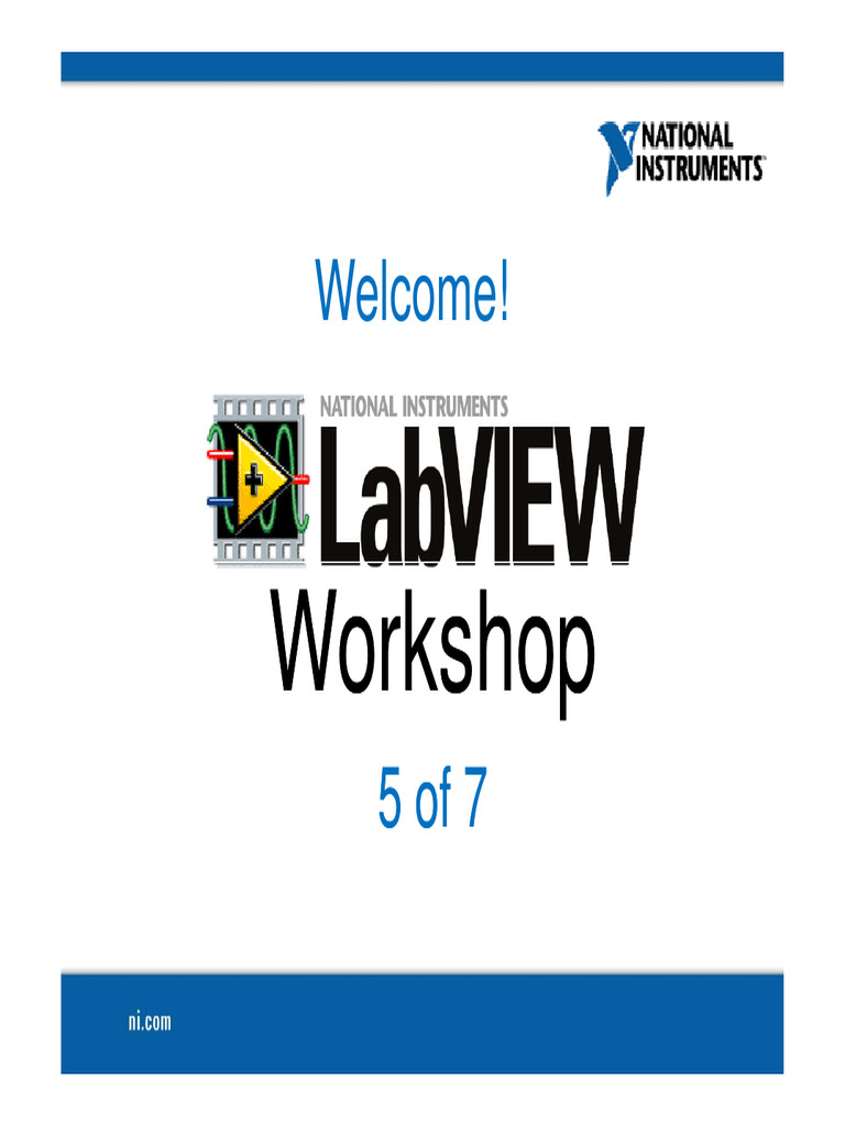 LabVIEW Modularity and File I/O Guide | PDF | File Format | Computer File