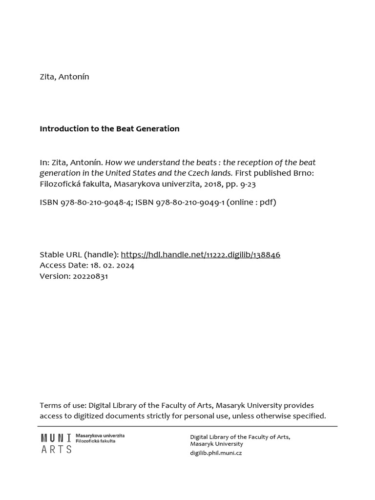 Tomakic Izabela Ffos 2018 Zavrs Sveuc | PDF | Beat Generation | Allen Ginsberg