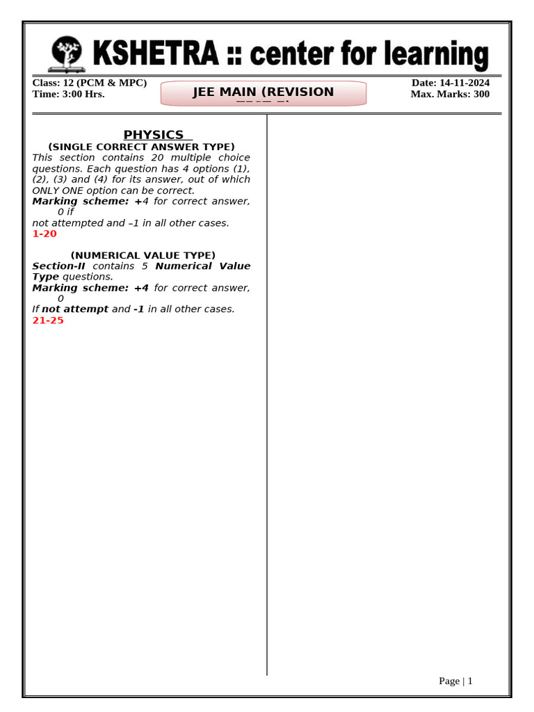 Class Xii Jee Main PCM & MPC-75 | PDF | Nitric Acid | Chemical Reactions