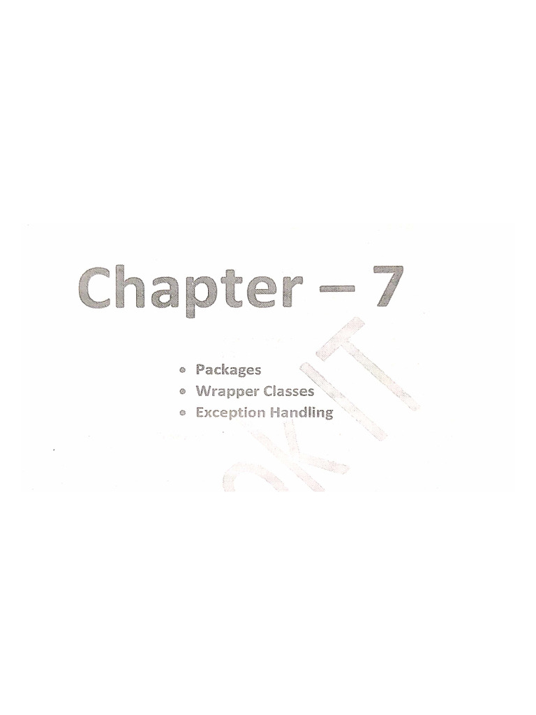 Packages+exception Handling-2 | PDF