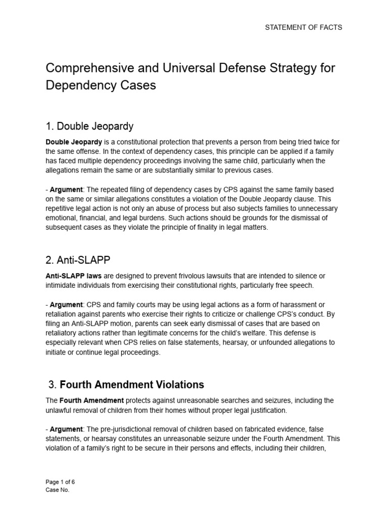 Statement of Facts JAG Case Law | PDF | Sixth Amendment To The United ...