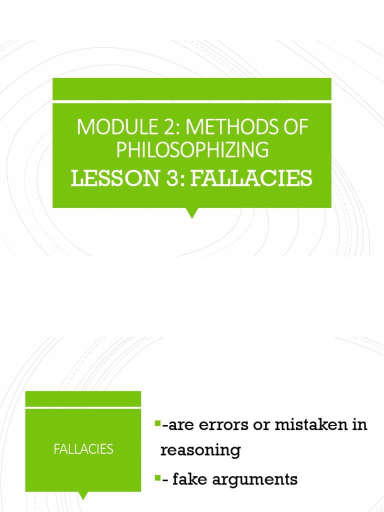 Understanding Common Logical Fallacies | PDF | Fallacy | Argument
