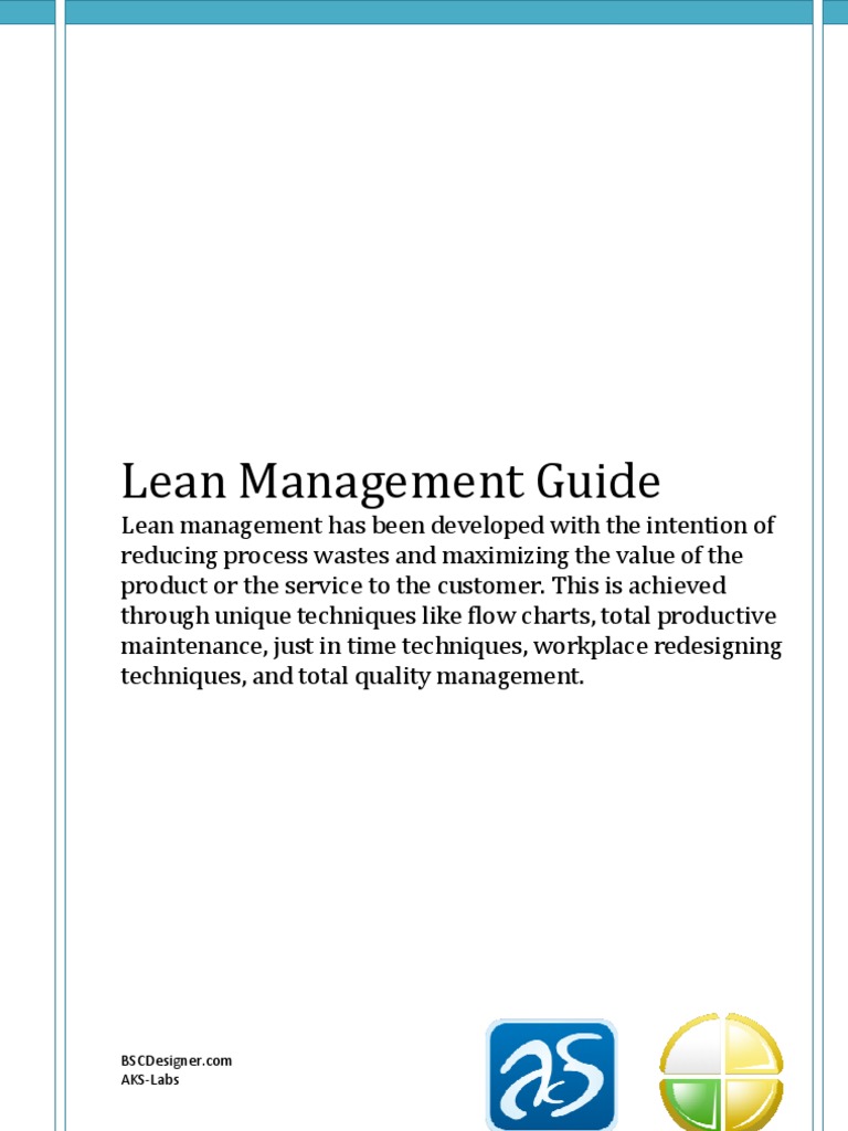Lean Management Guide Lean Management Guide Lean Management Guide ...
