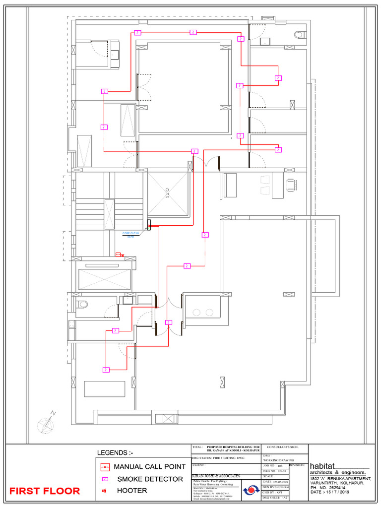 408_SD-05-FIRE FIGHTING LAYOUT KANASE HOSPITAL | PDF