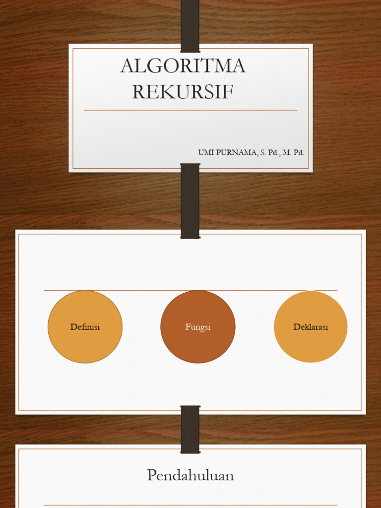 Algoritma Rekursif: Faktorial & Fibonacci | PDF