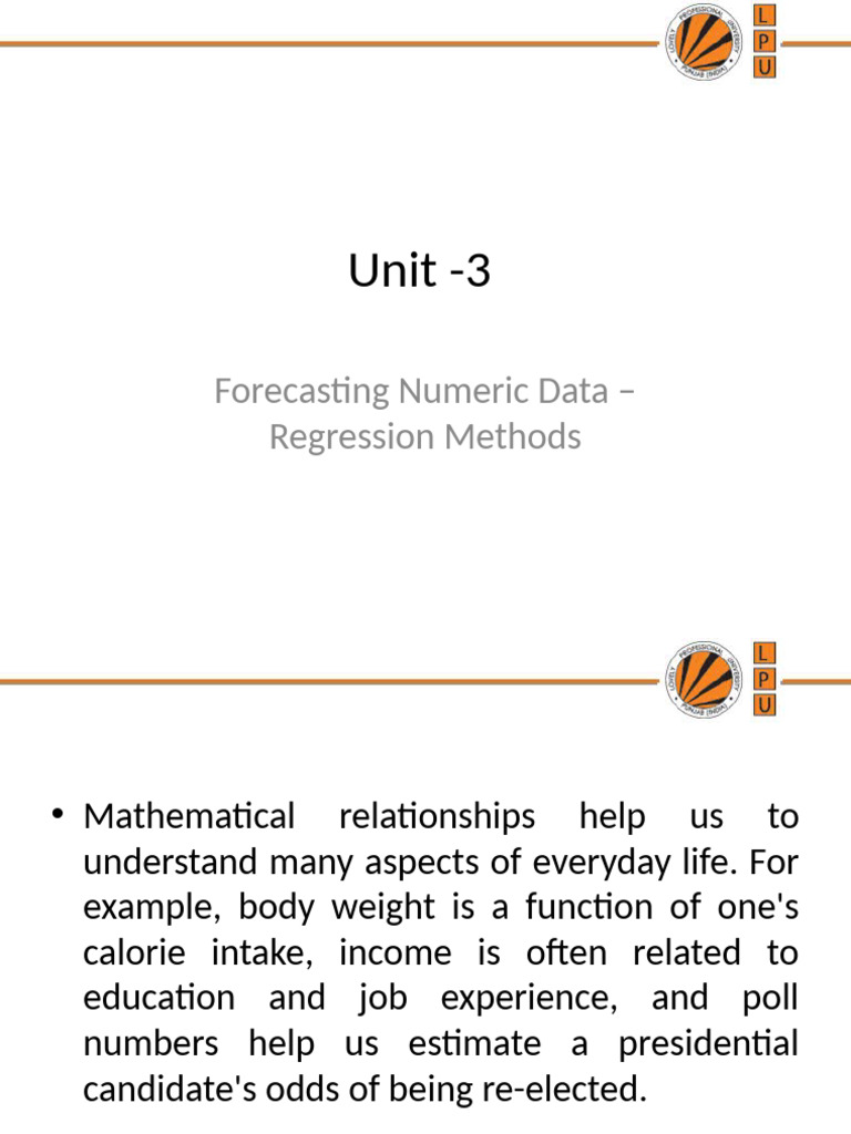Supervised Learning Numeric Prediction | PDF | Linear Regression | Ordinary Least Squares